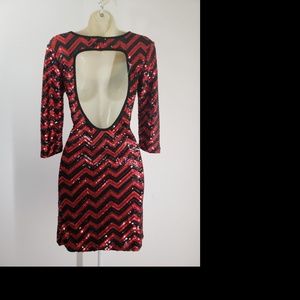roly poly | Dresses | Roly Poly Woman Fully Sequins Dress Open Back ...